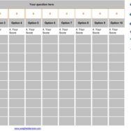 Weighted Decision Matrix Template Excel